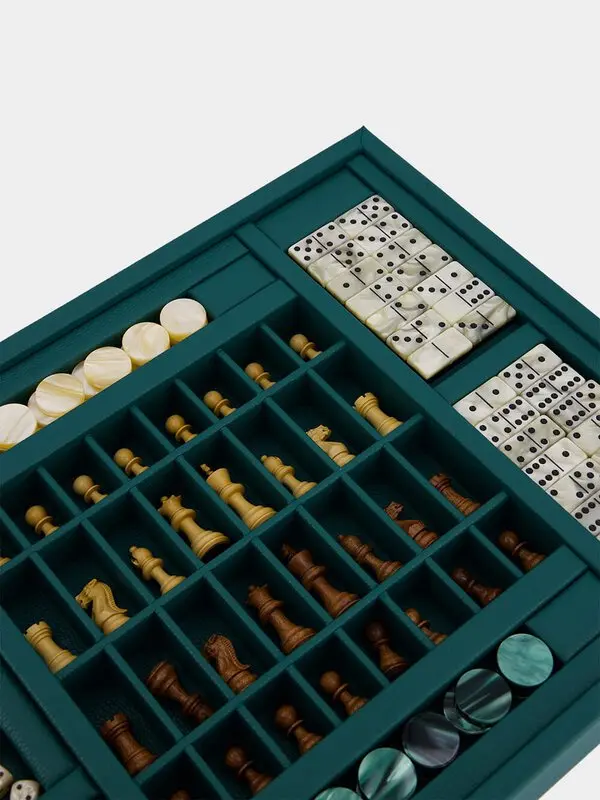 Hector Saxe Paris Multi-game Box - Green