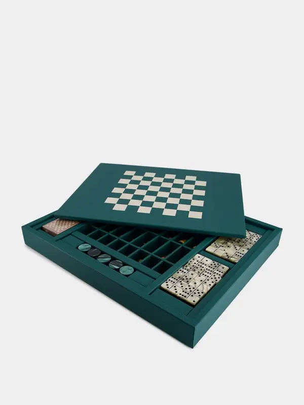 Hector Saxe Paris Multi-game Box - Green
