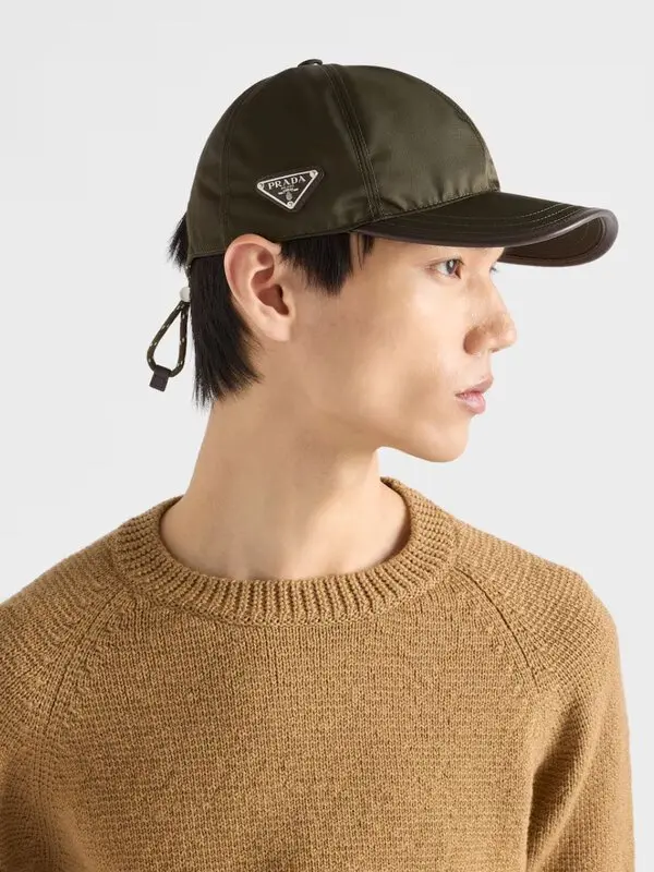 Prada Camouflage Speedrock Re-nylon Baseball Cap - Green