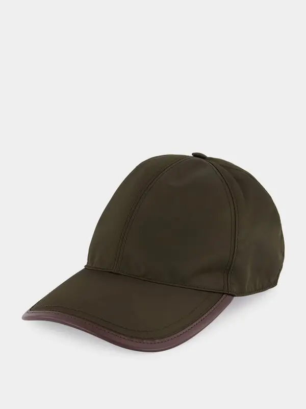 Prada Camouflage Speedrock Re-nylon Baseball Cap - Green