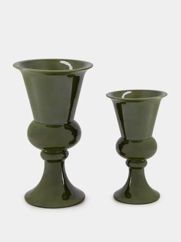 HOUSE OF CAPRICORN Florbela Ceramic Medium Vase