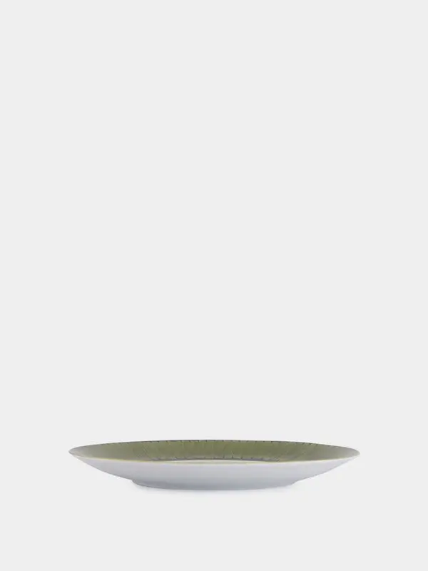 MARIE DAAGE Panache Coupe Salad/dessert Plate - Green