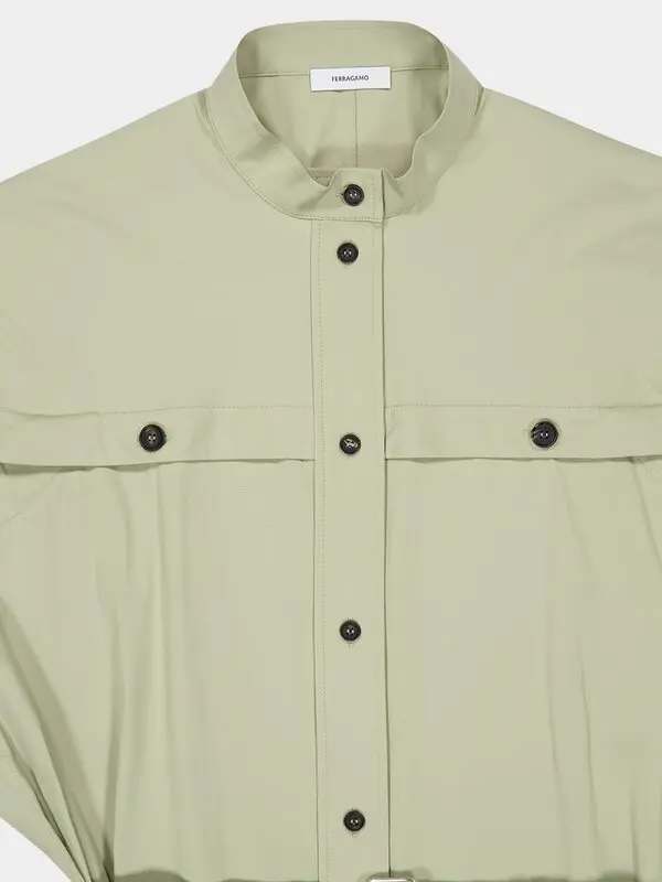 FERRAGAMO Poplin Shirt Dress