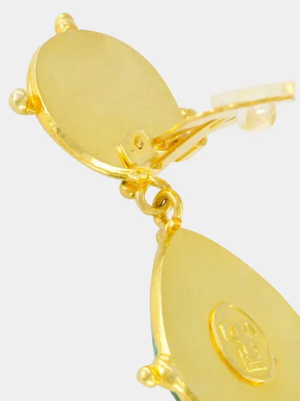 Sylvia Toledano Malachite Drop Earrings