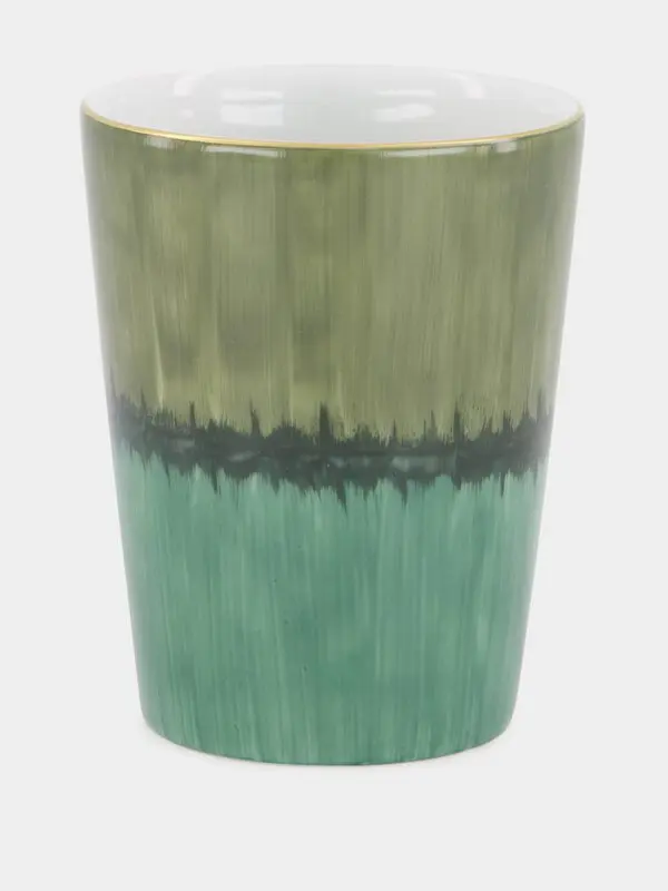 MARIE DAAGE Gobelet Aloe Porcelain Tumbler - Green