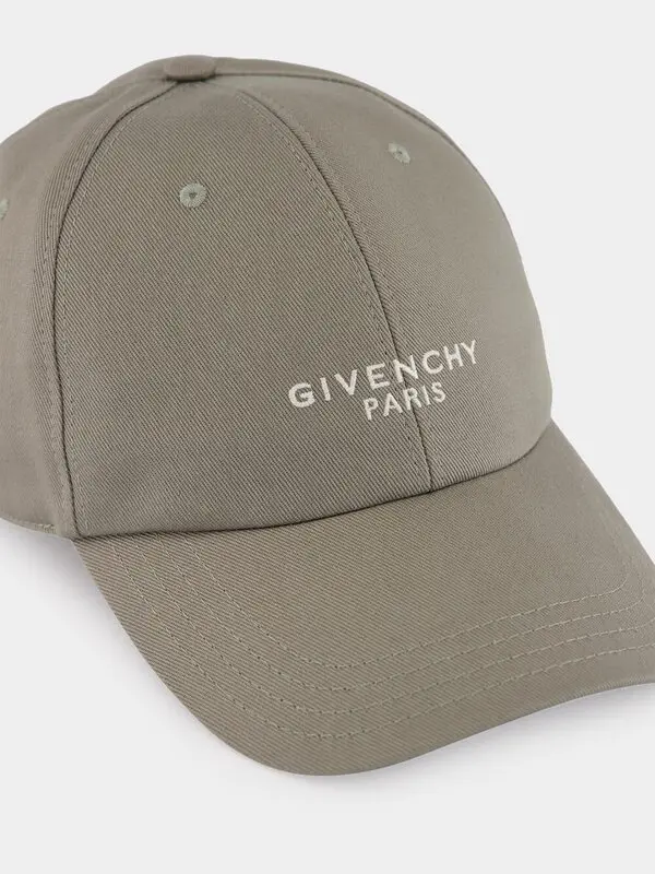 Givenchy Paris Embroidered Cap - Green