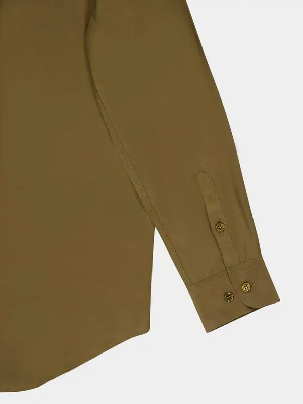 PAULA Ametista Fir Silk Shirt - Green