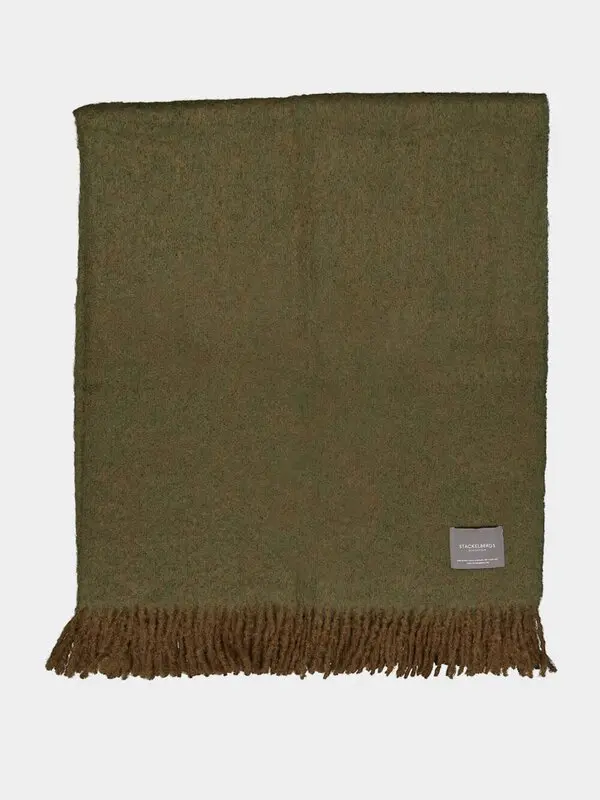 STACKELBERGS Mohair Throw With Fringe