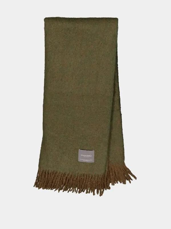 STACKELBERGS Mohair Throw With Fringe