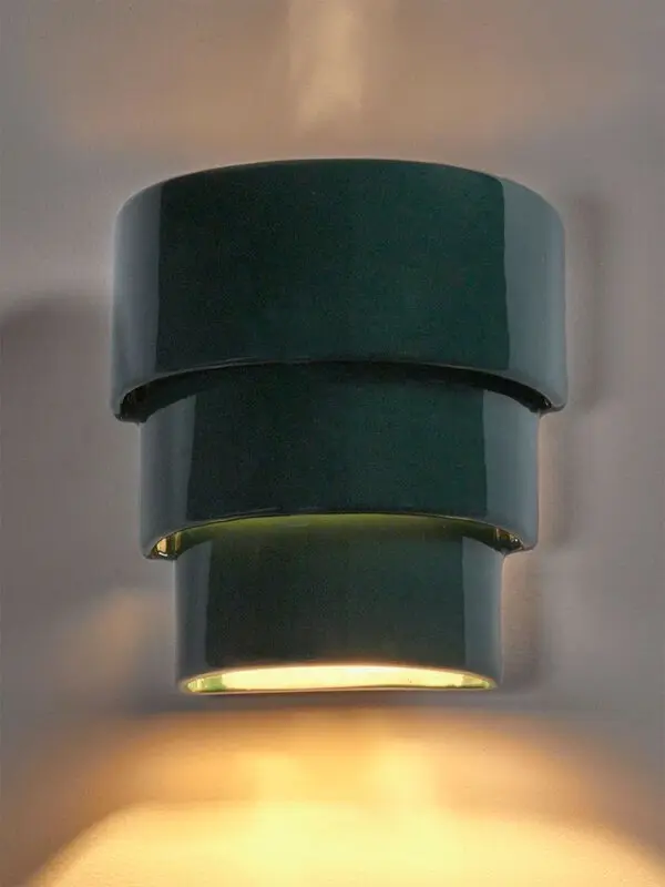 SERAX Dark Jim Stoneware Wall Lamp - Green