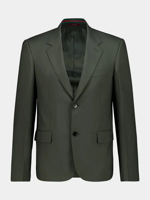 Gucci Dark Wool Suit - Green