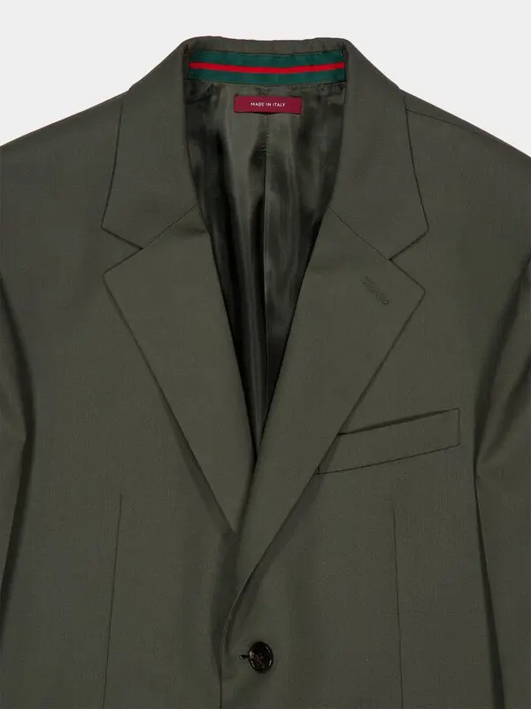 Gucci Dark Wool Suit - Green
