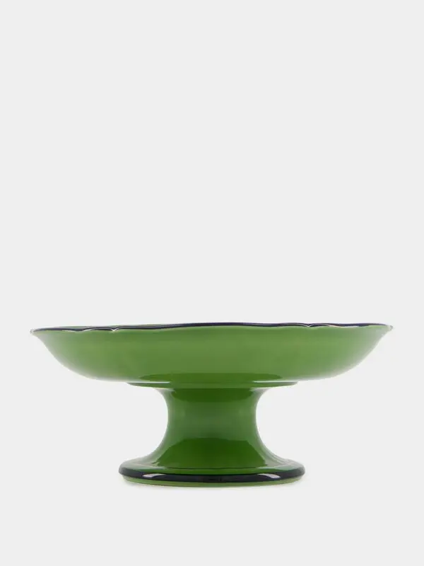 GINORI 1735 Oriente Italiano Porcelain Fruit Holder - Green