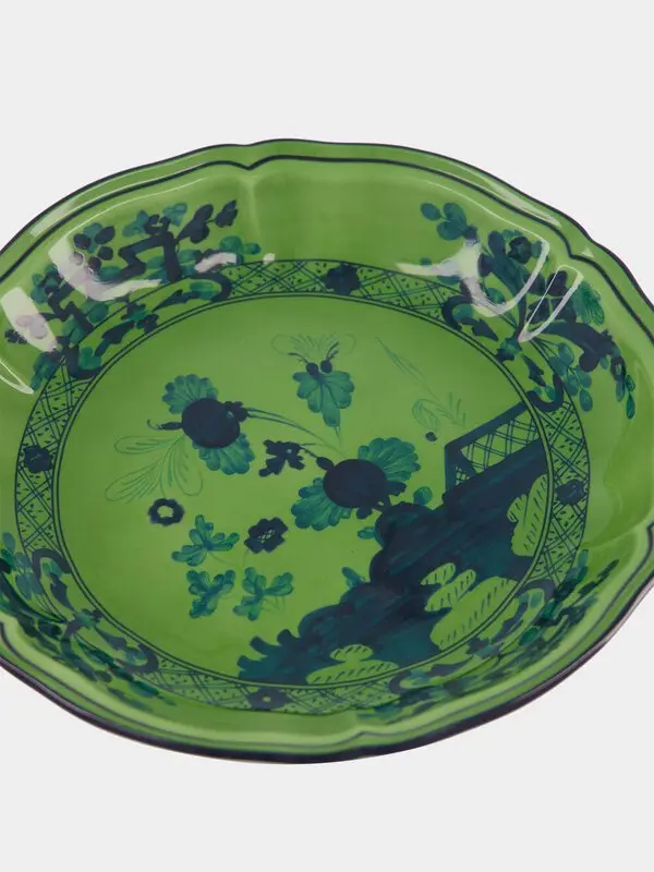 GINORI 1735 Oriente Italiano Porcelain Fruit Holder - Green