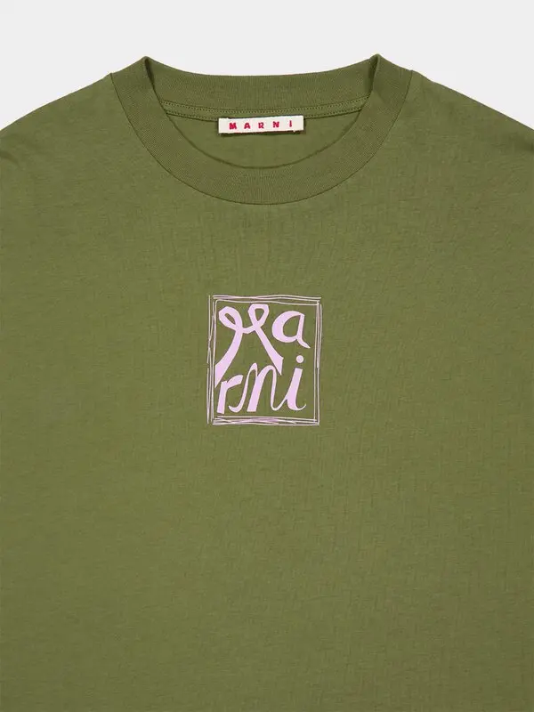 Marni Cotton Logo T-shirt
