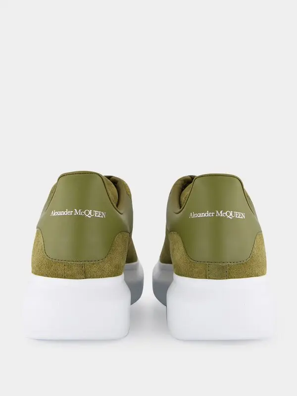 Alexander McQueen Oversized Suede Sneakers - Green