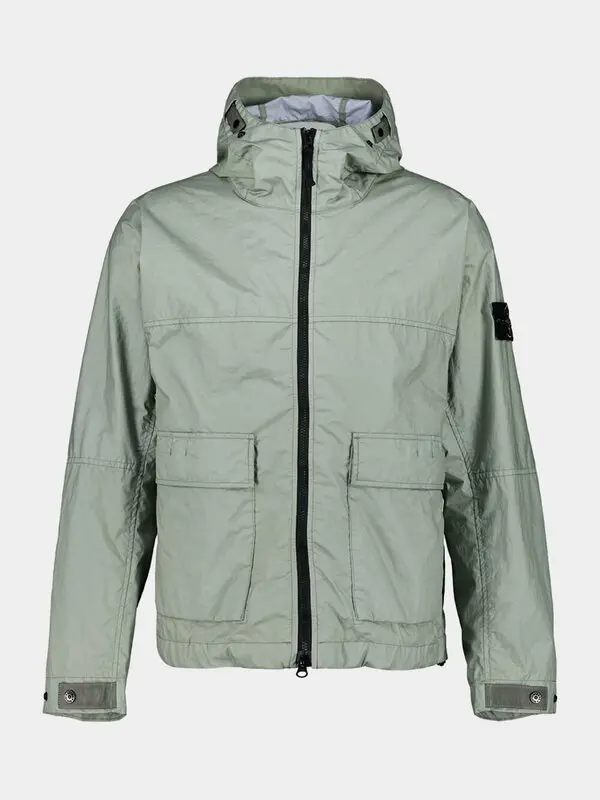 Stone Island Membrana 3l Tc Hooded Jacket - Green