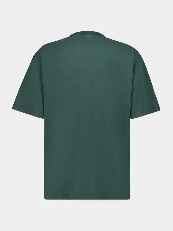 Balenciaga Laurel Dark Medium-fit T-shirt - Green