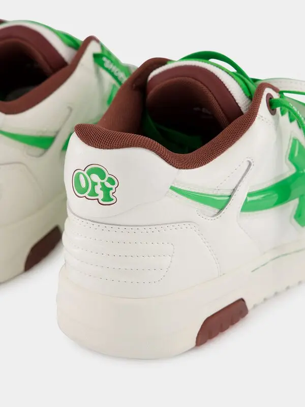 Off-White Out Of Office Leather Sneakers - Green