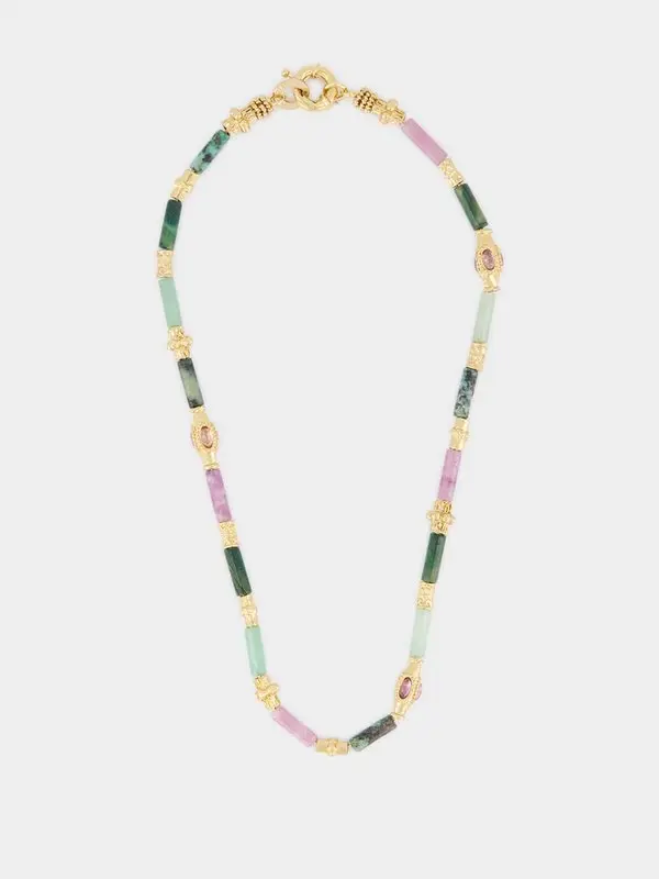 Gas Bijoux Kali Stone Necklace - Green