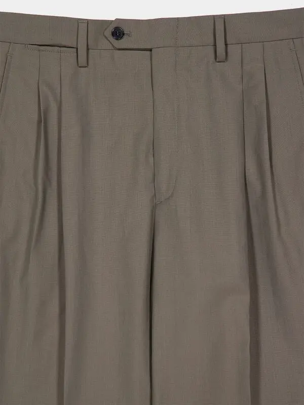 Prada Wide-leg Wool Trousers