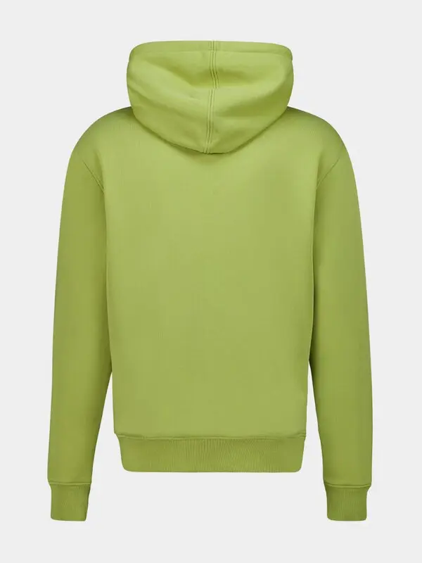 AMI Paris De Coeur Hooded Sweatshirt - Green