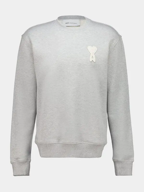 Ami De Coeur Cotton Sweatshirt - Grey