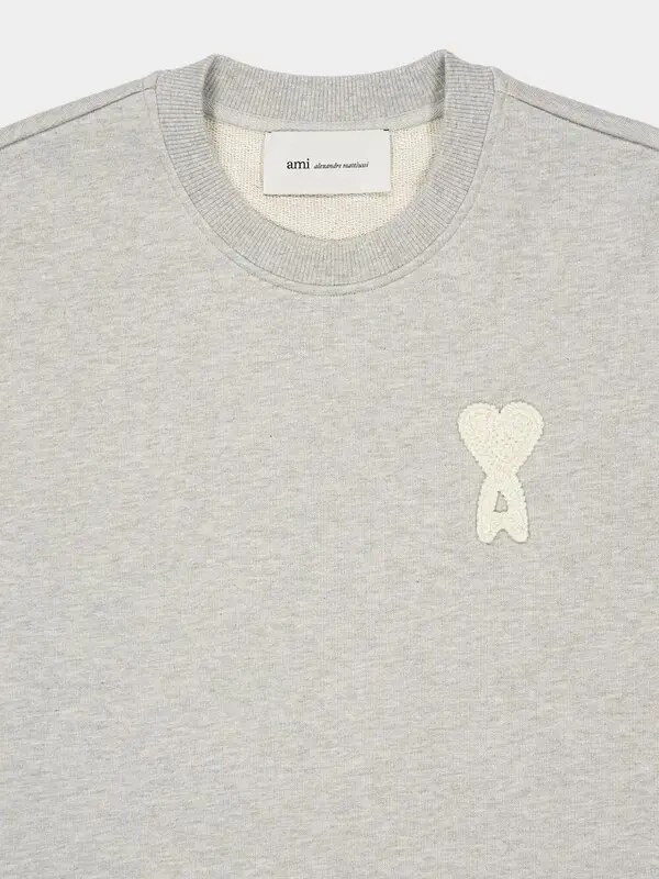 Ami De Coeur Cotton Sweatshirt - Grey