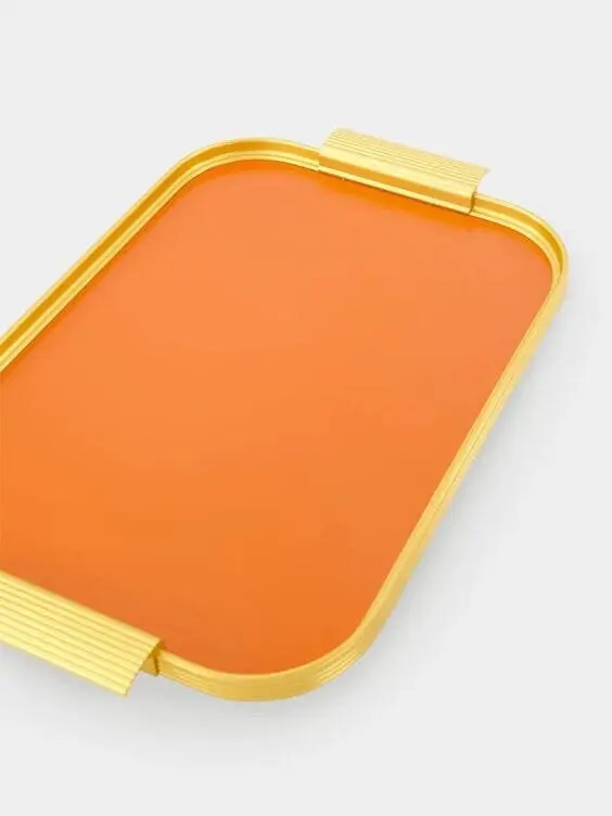 KAYMET S14 Ribbed Tray - Gold