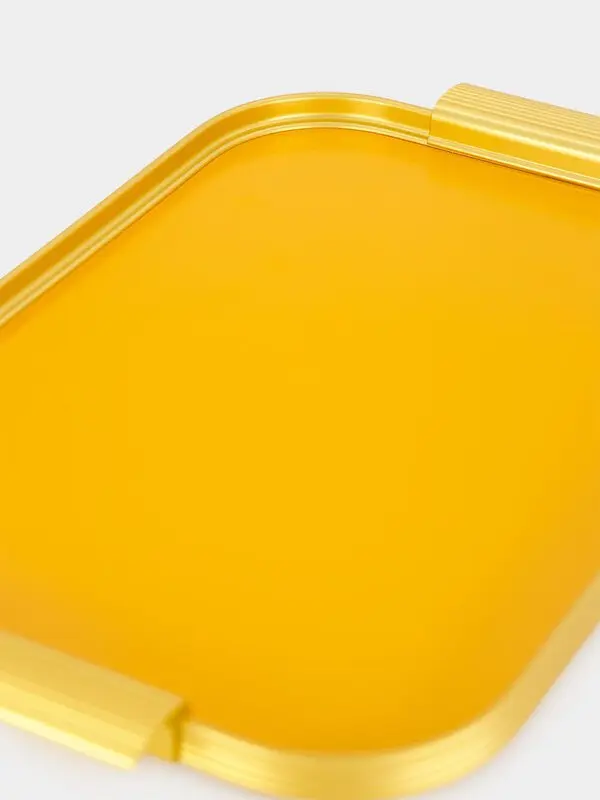 KAYMET Ribbed Tray - Gold