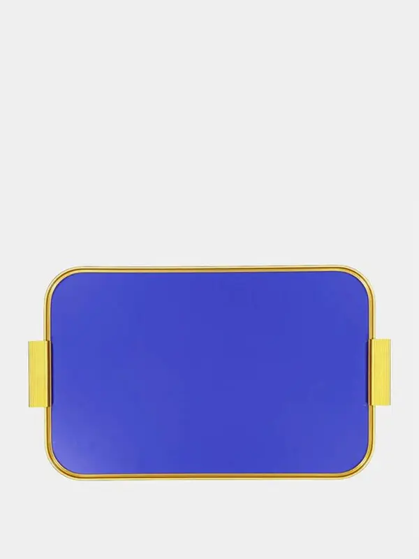 KAYMET Ribbed Tray - Gold