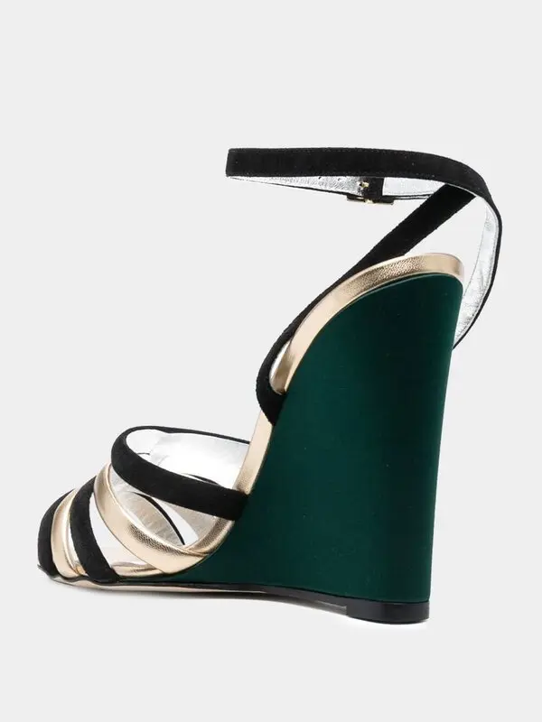 La DoubleJ Tones Wedge Sandals - Gold