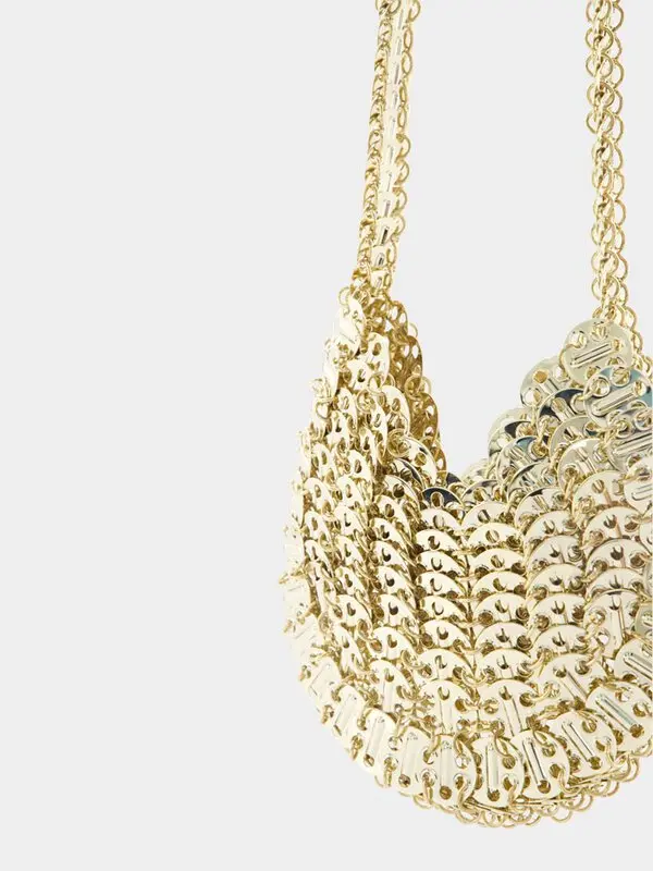 Rabanne 1969 Moon Metal Bag - Gold