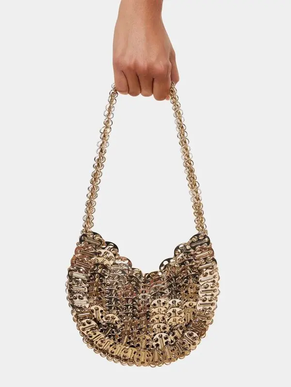 Rabanne 1969 Moon Metal Bag - Gold