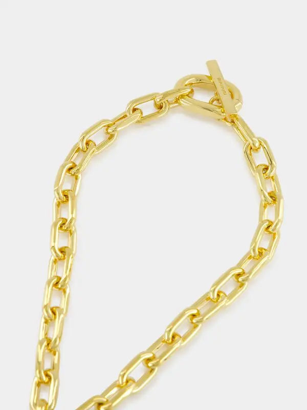 Rabanne Xl Link Necklace With Pendant