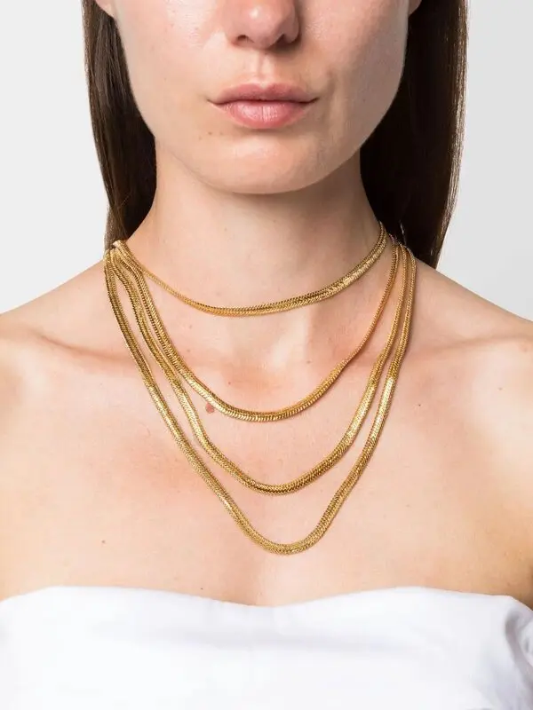 Sylvia Toledano Snake Chain Necklace - Gold