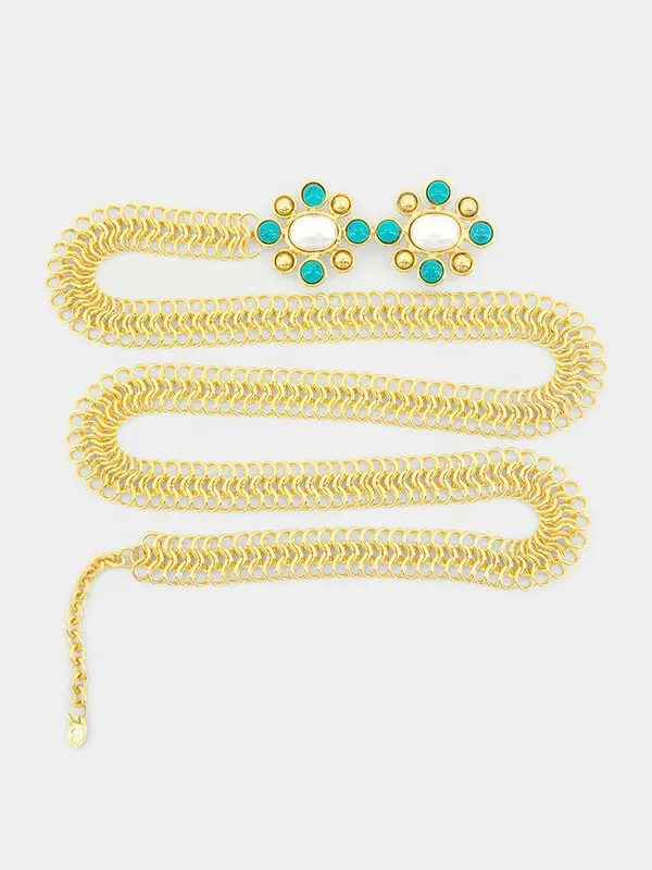 Sylvia Toledano Flower Chain Belt