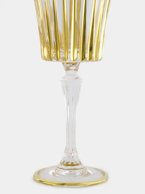 LES-OTTOMANS Gilded Crystal Goblet