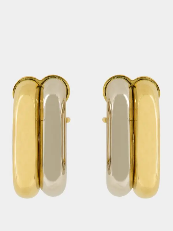 Rabanne Xl Link Earrings - Gold