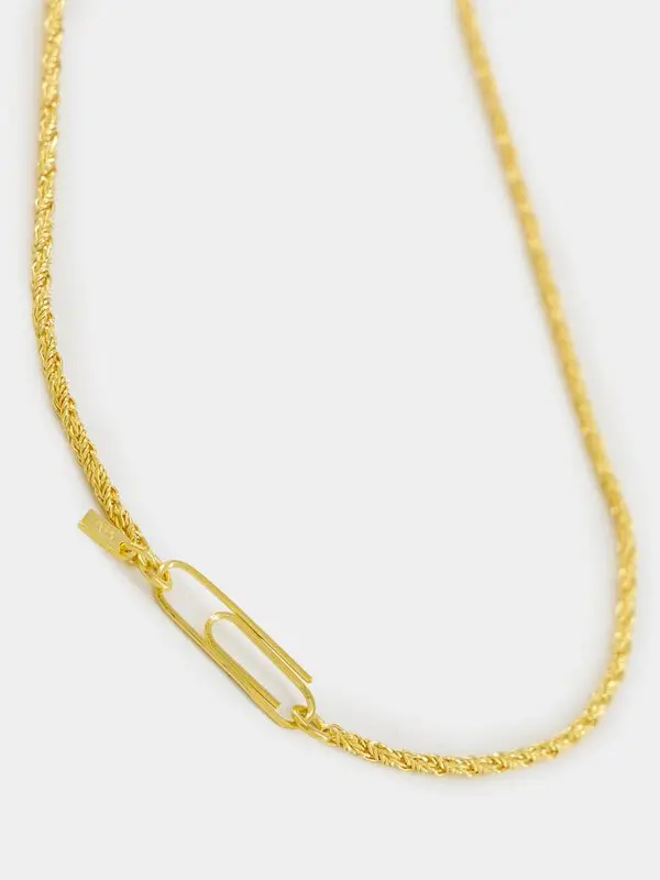 AURÉLIE BIDERMANN Caftan Moon Necklace - Gold