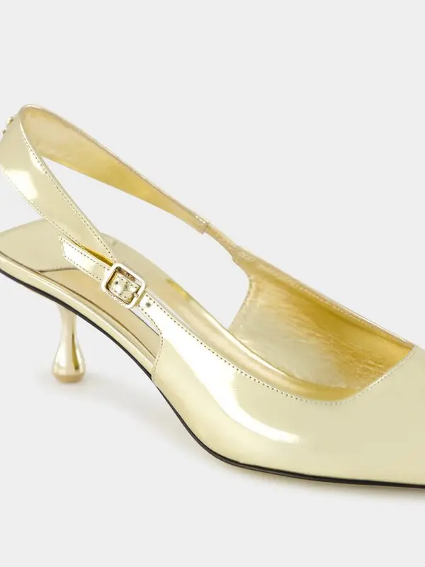 JIMMY CHOO Amel Slingback Pumps - Gold
