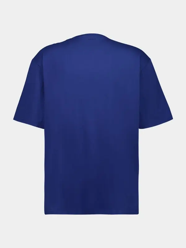 Alexander McQueen Black And Blue Engineered Skull T-shirt - Multicolour