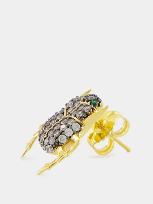 Begum Khan Scarab Piercing - Gold