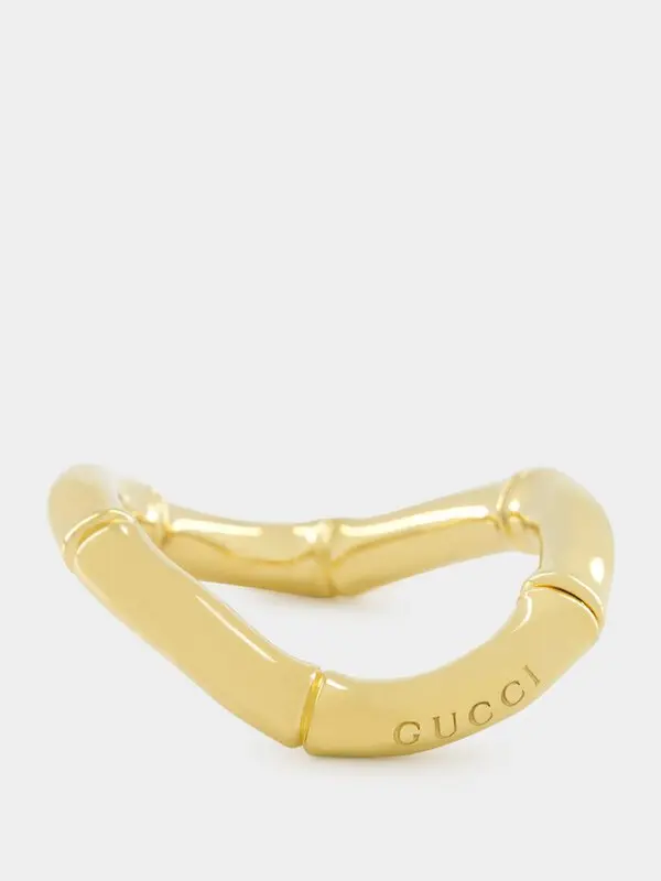 Gucci Bamboo Cuff Bracelet - Gold