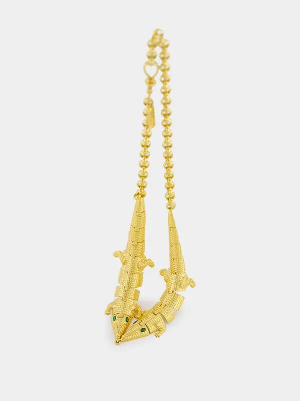 Begum Khan Croco Choker