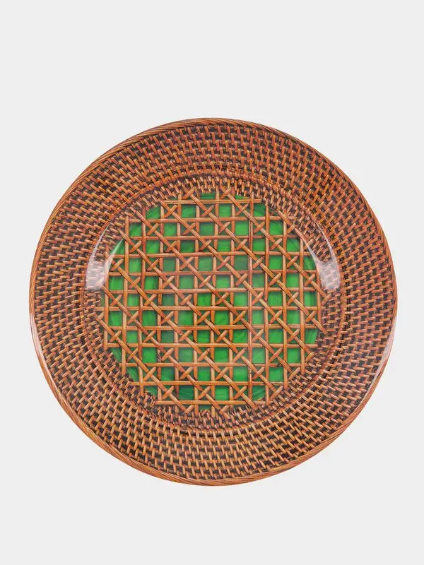 MARIO LUCA GIUSTI Patagonia Dinner Plate By - Orange