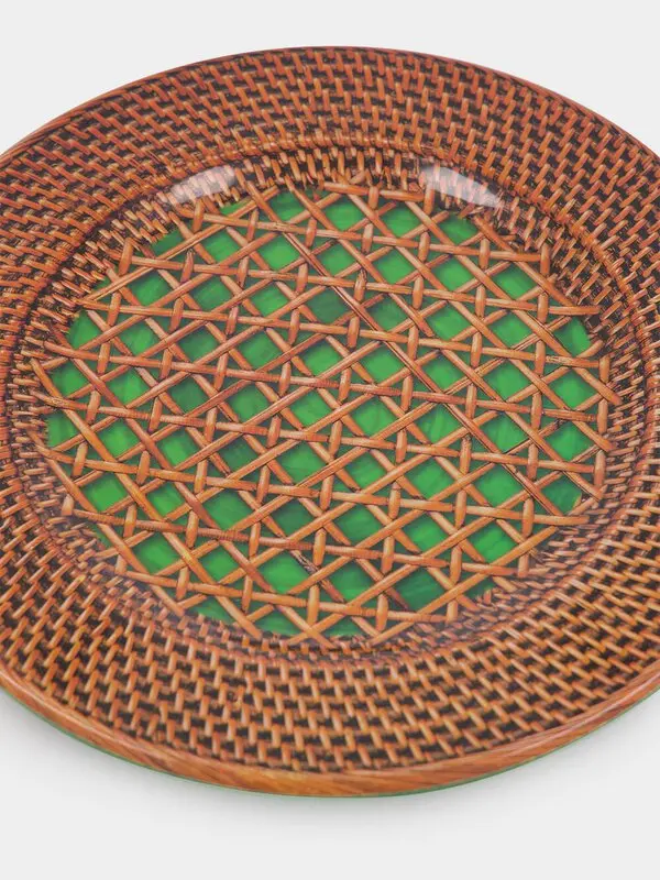 MARIO LUCA GIUSTI Patagonia Dinner Plate By - Orange