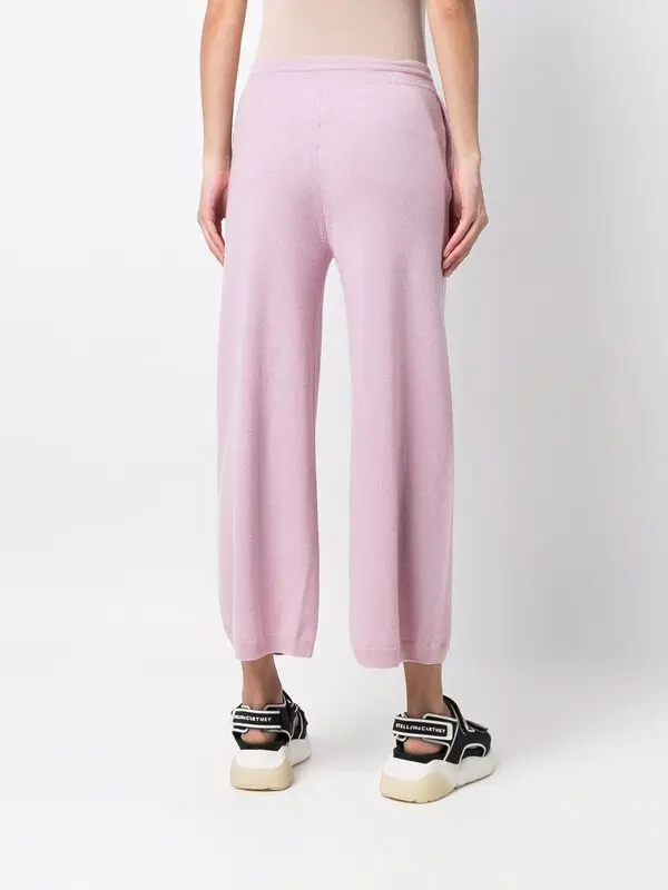 Stella McCartney Cropped Cashmere Blend Trousers