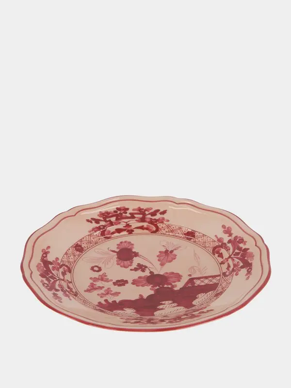 GINORI 1735 Oriente Italiano Vermiglio Bread Plate - Pink