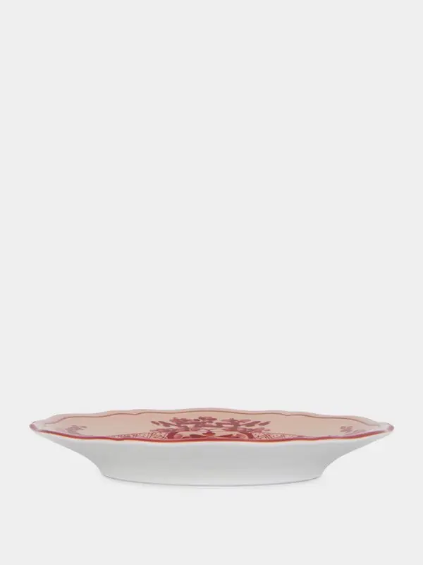 GINORI 1735 Oriente Italiano Vermiglio Bread Plate - Pink